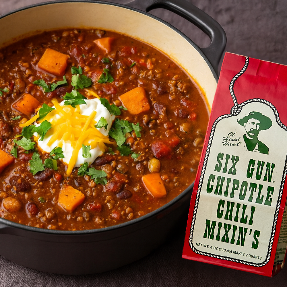Trail Recipes – Chili Mixins Cooking Inspiration – Six Gun Chili